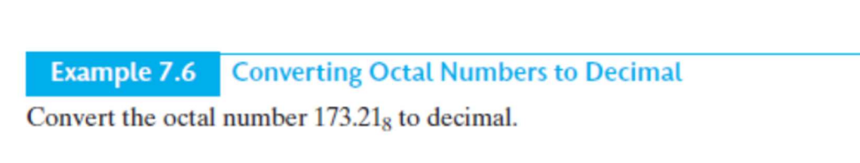 Solved Converting Octal Numbers to DecimalConvert the octal | Chegg.com