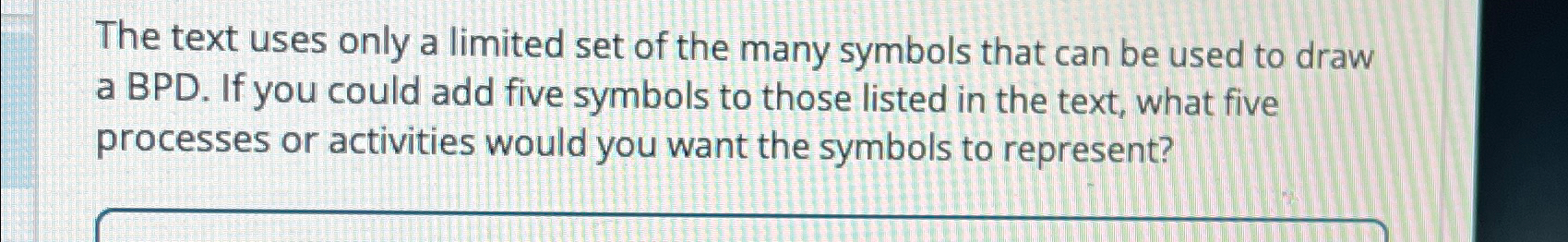Solved The text uses only a limited set of the many symbols | Chegg.com