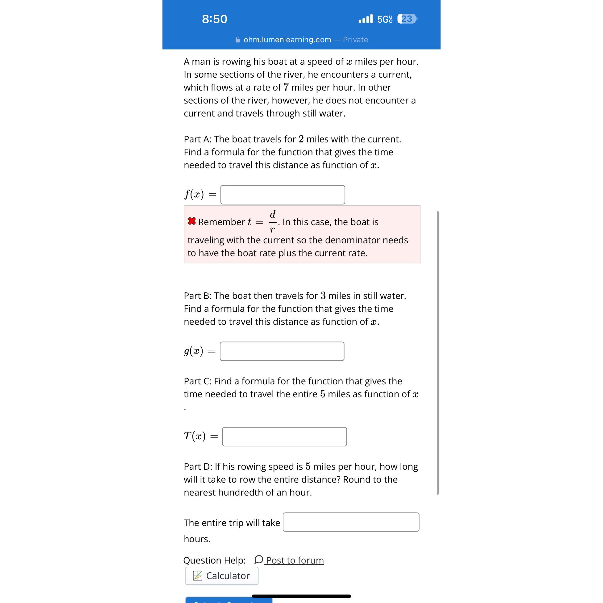 Solved 8:505G23Q ohm.lumenlearning.com - ﻿PrivateA man is | Chegg.com