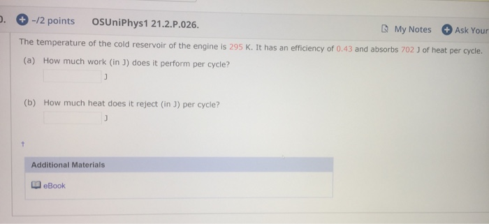 Solved -/2 points oSUniPhys1 21.2.P.026 O. My Notes + Ask | Chegg.com Solved -/2 points oSUniPhys1 21.2.P.026 O. My Notes + Ask | Chegg.com