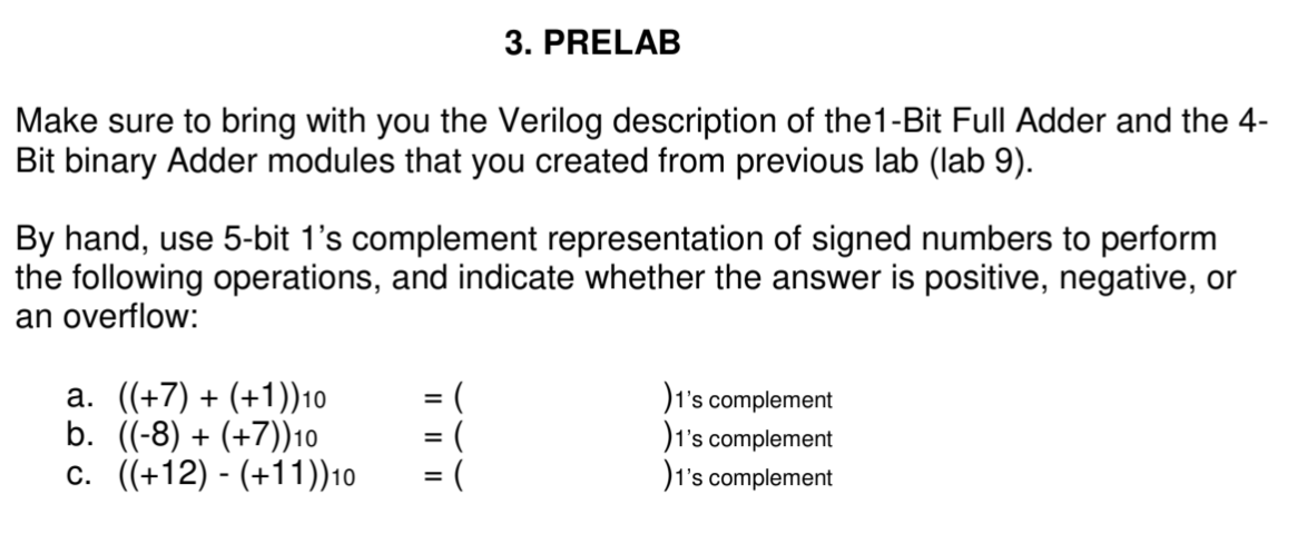 Solved Make Sure To Bring With You The Verilog Description 7946