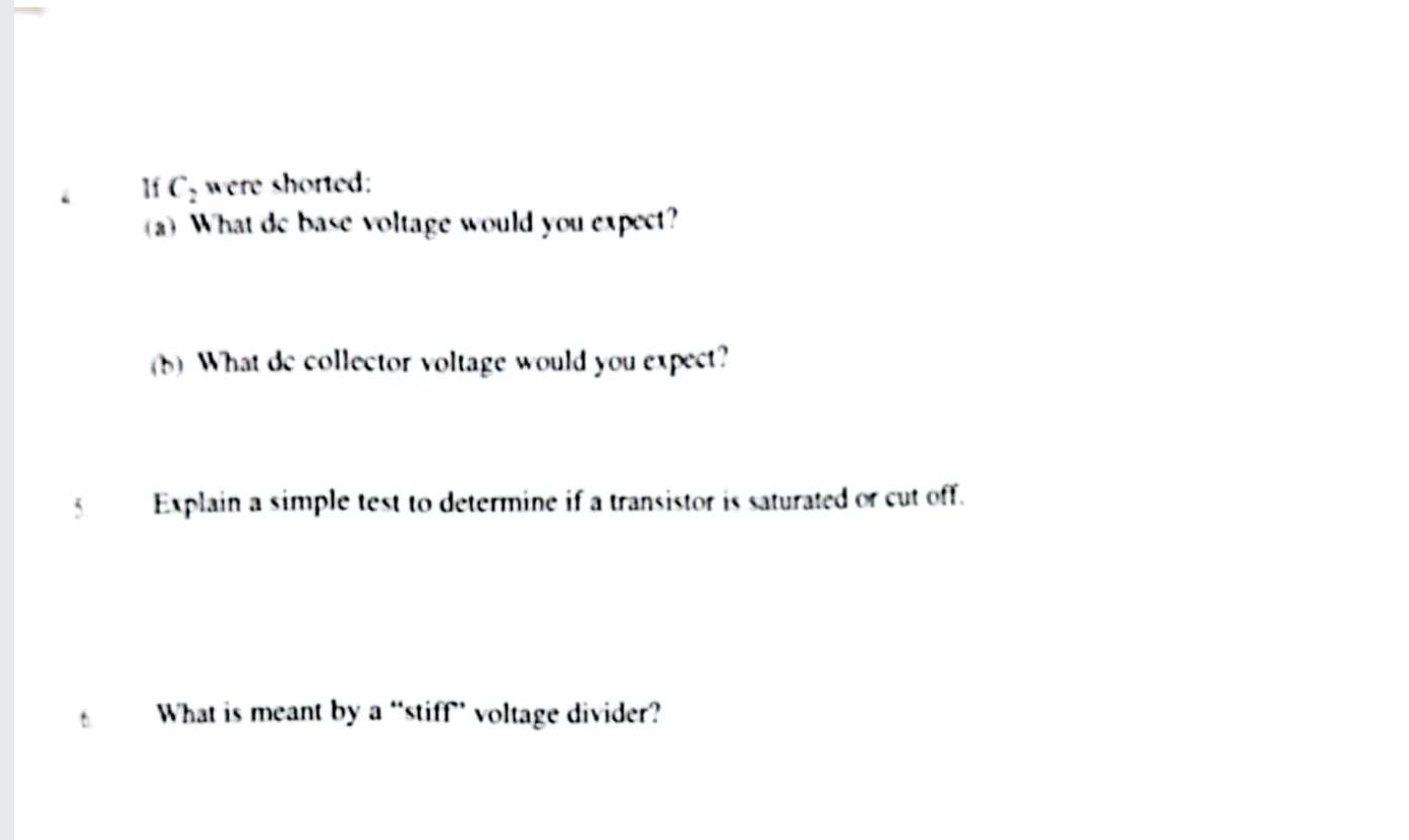 Solved Figure 34-3If C2 were shoned: (a) What de bace | Chegg.com