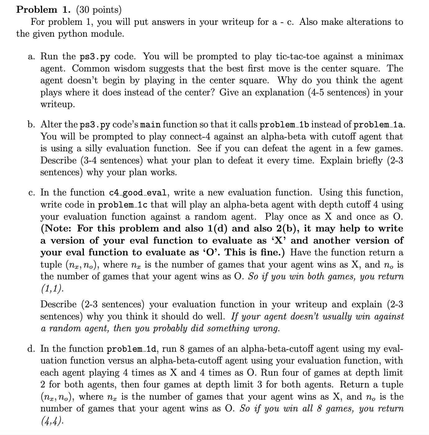 Solved complete the coding portions for 1c, 1d, 2a, ﻿and 2b. | Chegg.com