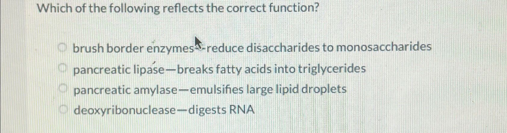 Solved Which of the following reflects the correct | Chegg.com