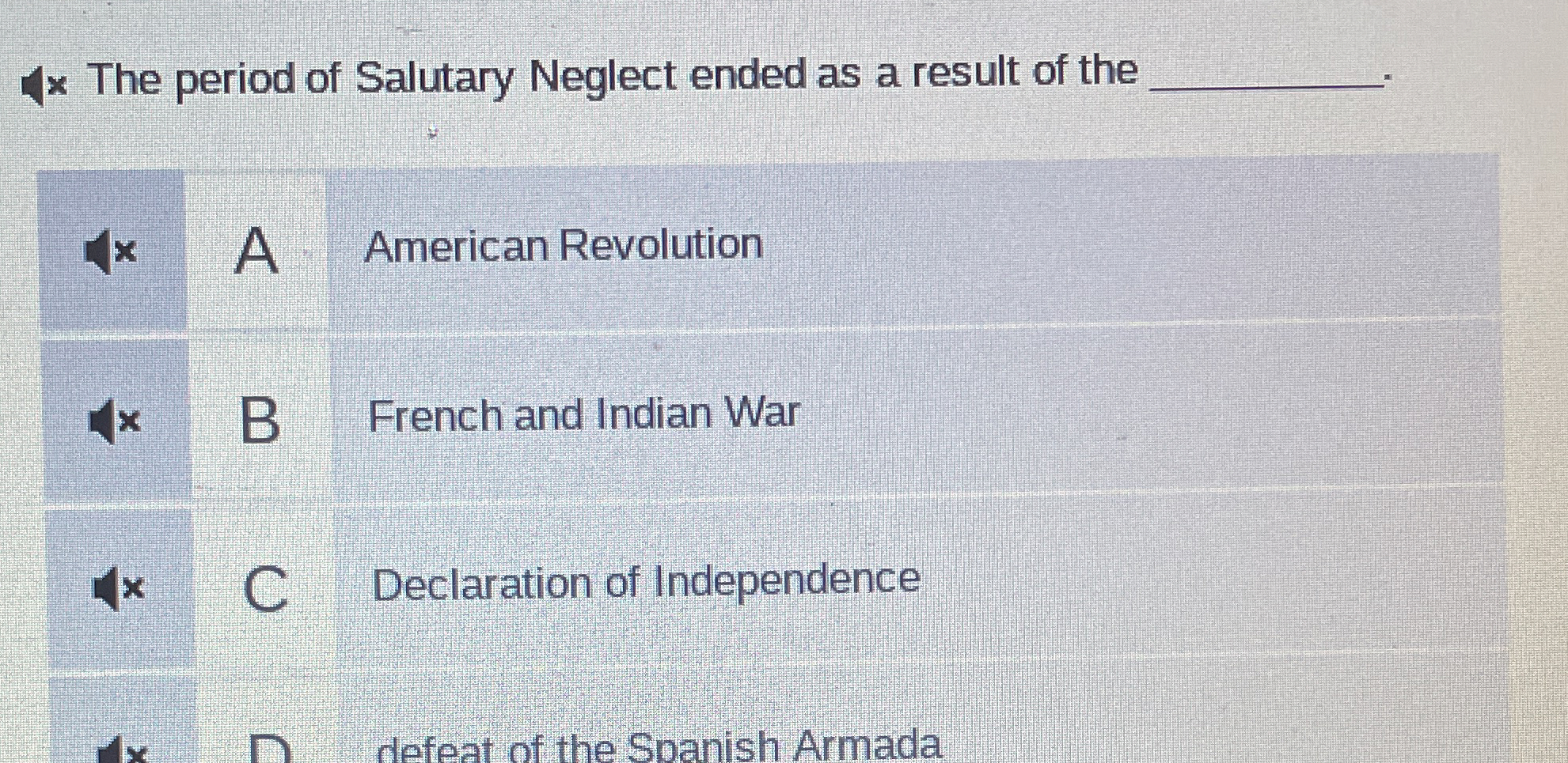 Solved The period of Salutary Neglect ended as a result of | Chegg.com
