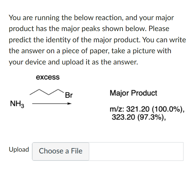 Solved You are running the below reaction, and your | Chegg.com