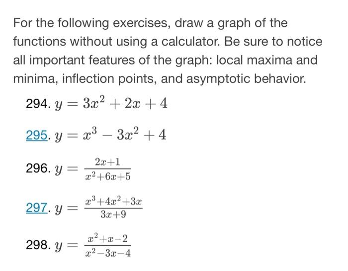 For the following exercises, draw a graph of the | Chegg.com