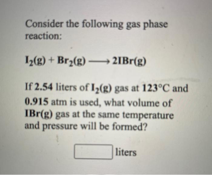 Solved Consider the following gas phase reaction: CH4(g) | Chegg.com