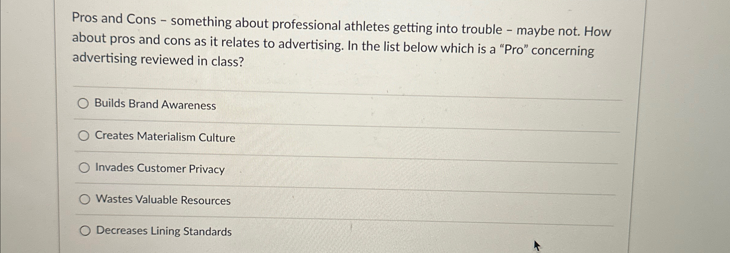 Solved Pros And Cons ﻿something About Professional