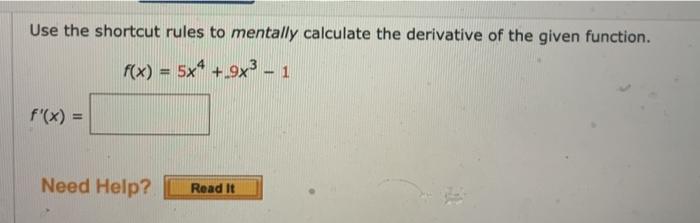 Solved Use the shortcut rules to mentally calculate the | Chegg.com