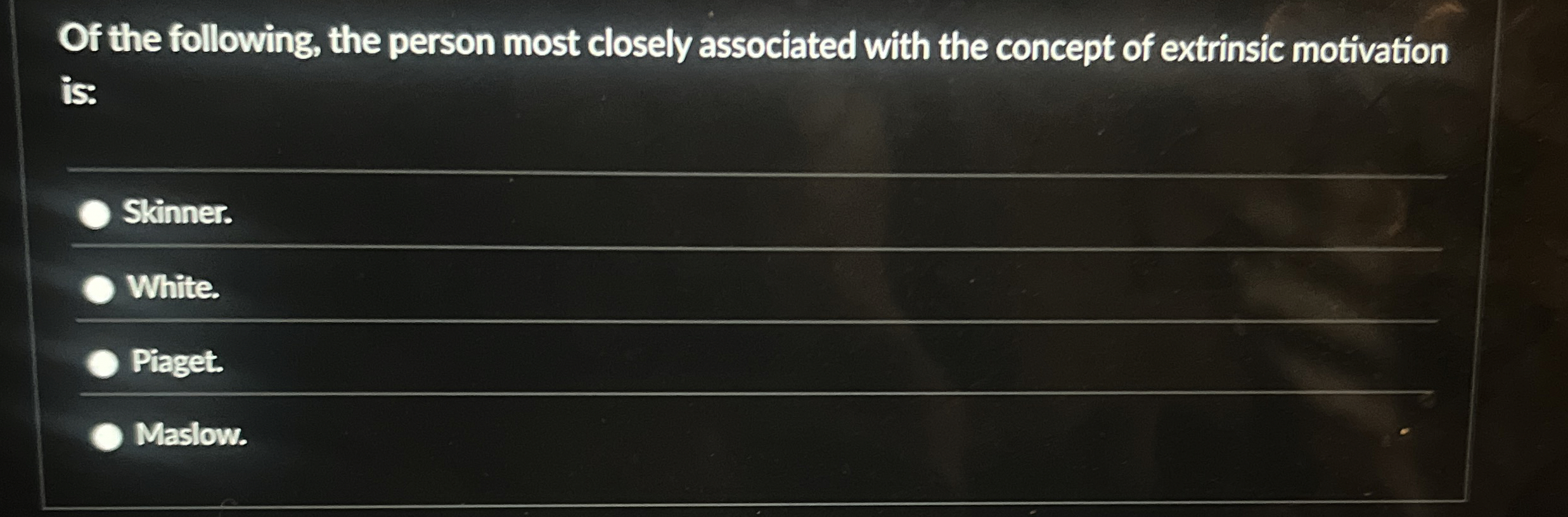 Solved Of the following, the person most closely associated | Chegg.com