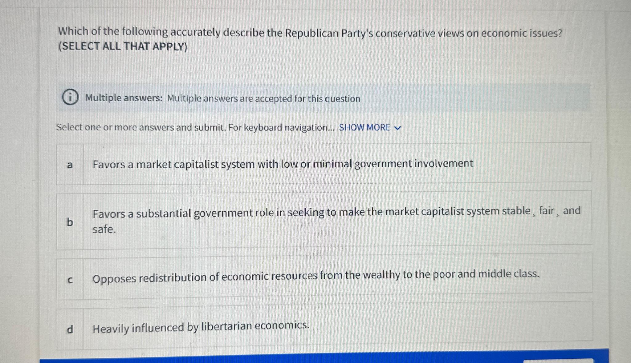 Solved Which of the following accurately describe the | Chegg.com