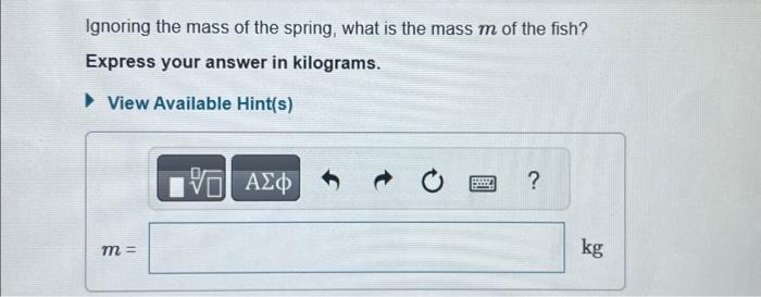 Solved A vertical spring scale can measure weights up to 190 | Chegg.com