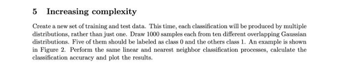 Solved 2 Constructing a simple data set Draw 5000 data | Chegg.com