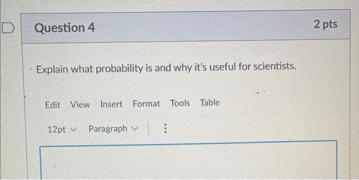 Solved Explain what probability is and why it's useful for | Chegg.com