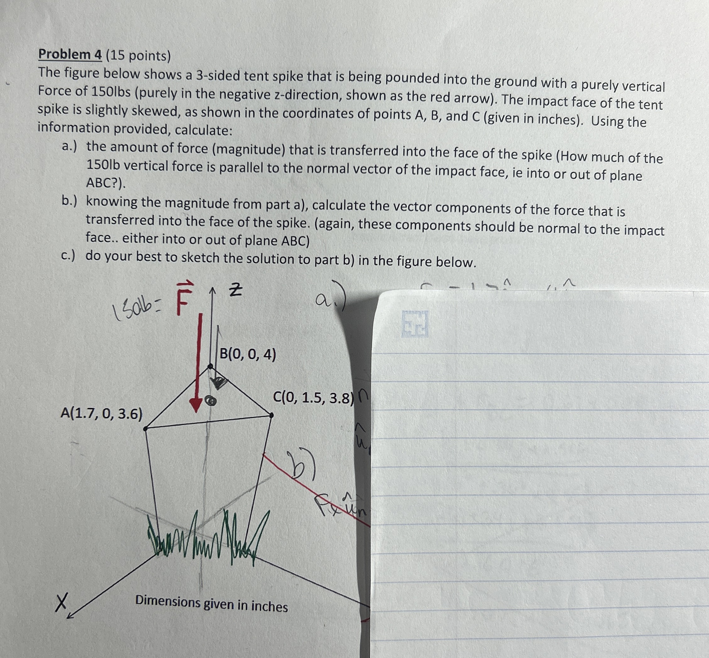 Solved by an EXPERT Problem 4 (15 ﻿points)The figure below shows a | Chegg.com