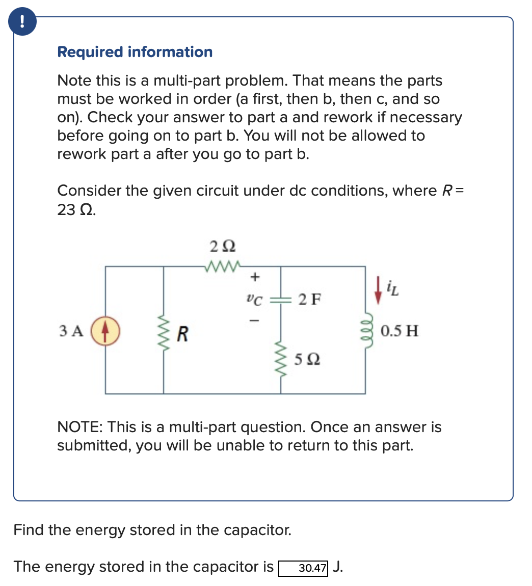 !Required informationNote this is a multi-part | Chegg.com