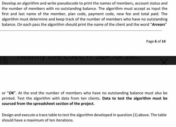 Solved Develop An Algorithm And Write Pseudocode To Print 1241