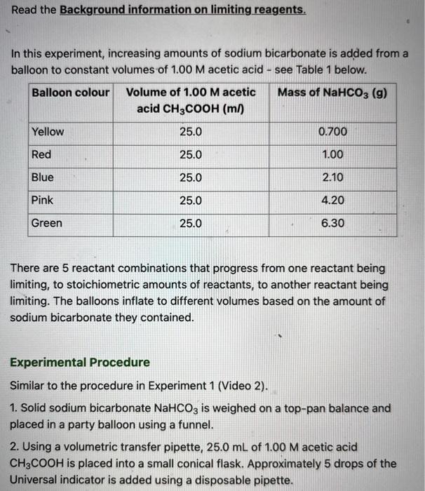 Solved Aim of the experiment: To observe physical changes in | Chegg.com