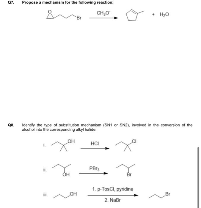 Solved Q5. For the reaction below, draw the complete | Chegg.com