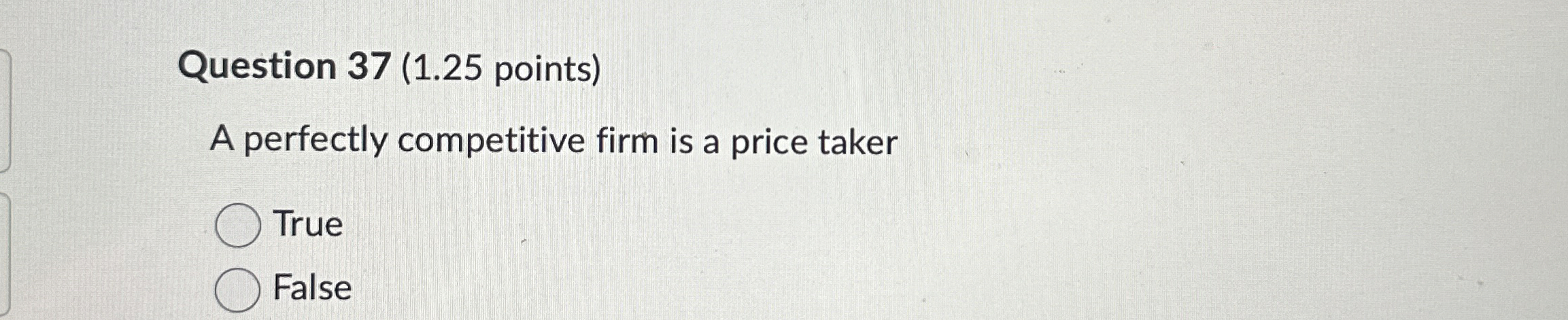 Solved Question 37 (1.25 ﻿points)A perfectly competitive | Chegg.com
