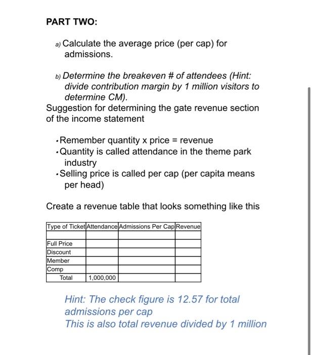Solved PART ONE:Refer to the following information to | Chegg.com