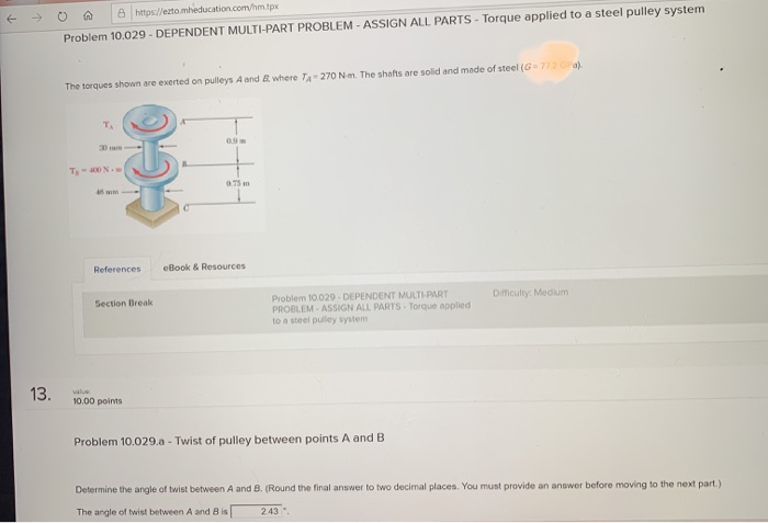 Solved - U M S/MJULIA.COM Problem 10.029 - DEPENDENT | Chegg.com