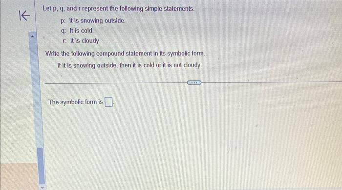 Solved p. It is snowing outsife. Gi itis cold Fi it is | Chegg.com