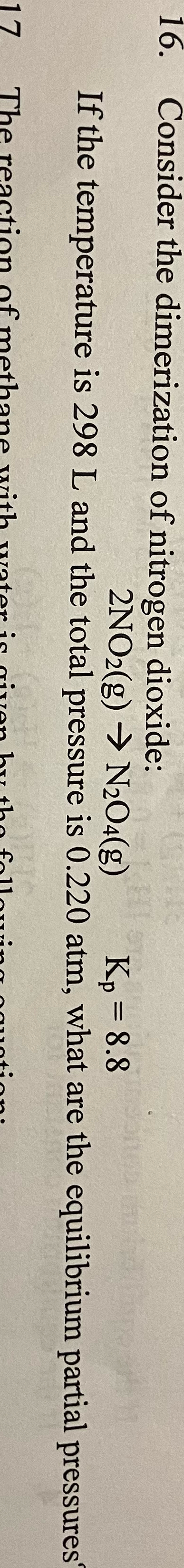 Solved Consider the dimerization of nitrogen | Chegg.com