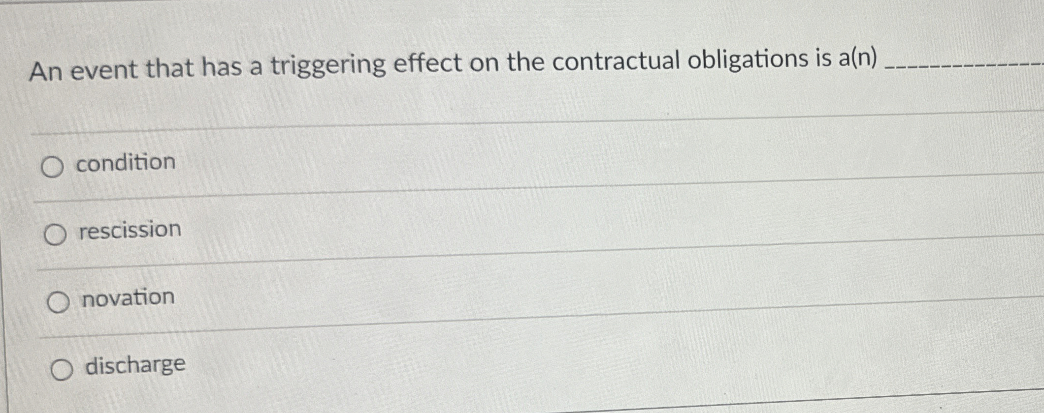 Solved An event that has a triggering effect on the | Chegg.com