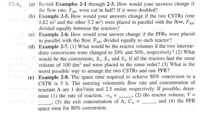Solved P2-4(a) Revisit Examples 2-1 through 2-3. How would | Chegg.com