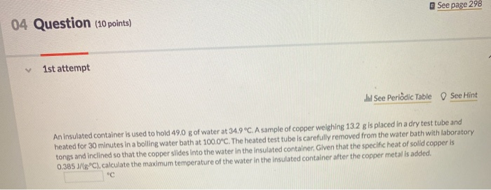 Solved See page 298 04 Question (10 points) 1st attempt See | Chegg.com