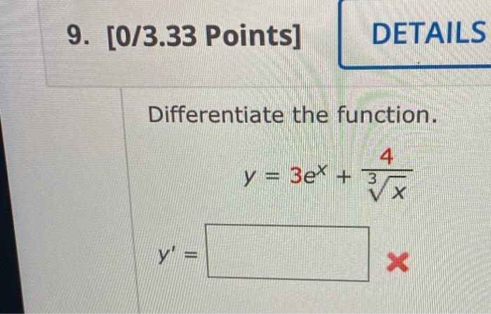 Solved 12. [0/4.24 Points] DETAILS PREVIOUS ANSWERS Find the | Chegg.com