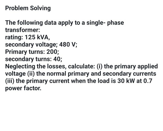Solved Problem Solving The following data apply to a | Chegg.com