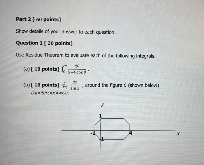 Solved Part 2 [ 60 points] Show details of your answer to | Chegg.com