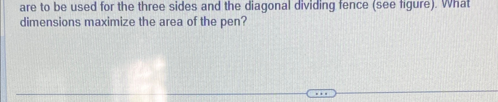 are to be used for the three sides and the diagonal | Chegg.com
