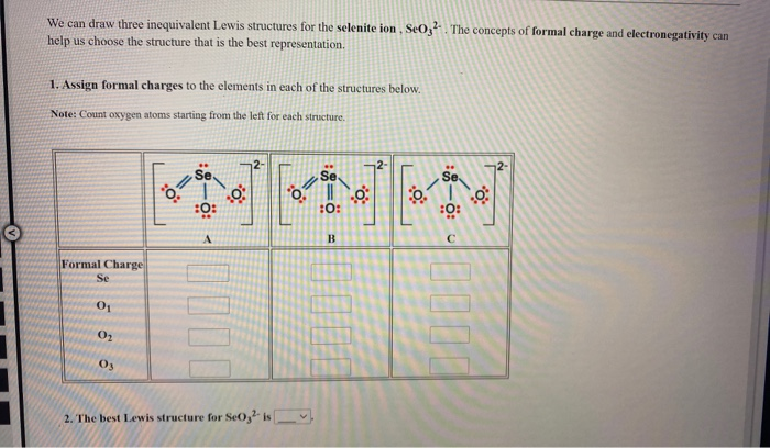 Solved We can draw three inequivalent Lewis structures for | Chegg.com