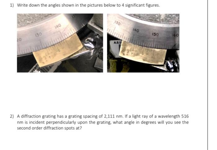 Solved 1 Write Down The Angles Shown In The Pictures Below