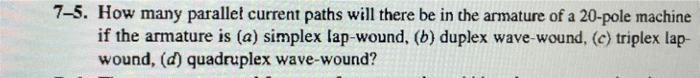 Solved -5. How many parallel current paths will there be in | Chegg.com