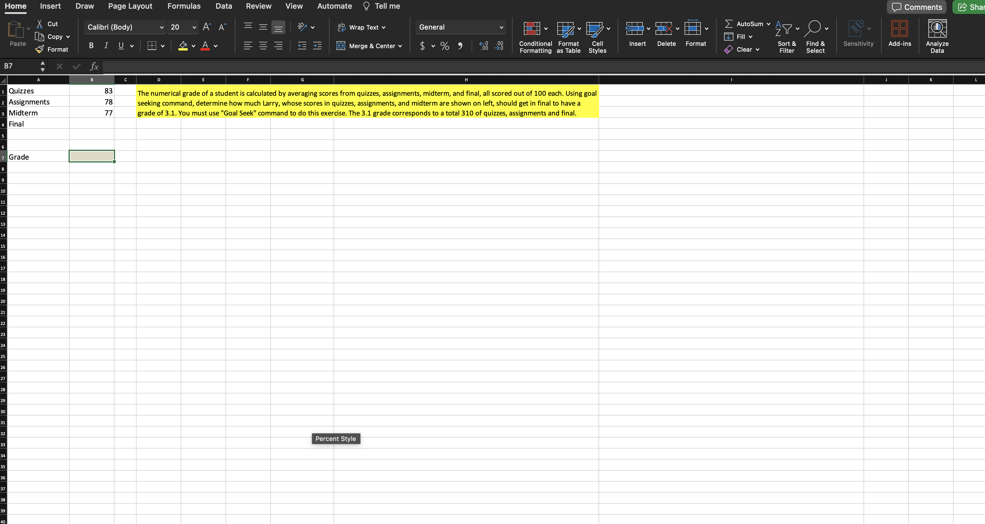 Solved please solve in excel | Chegg.com
