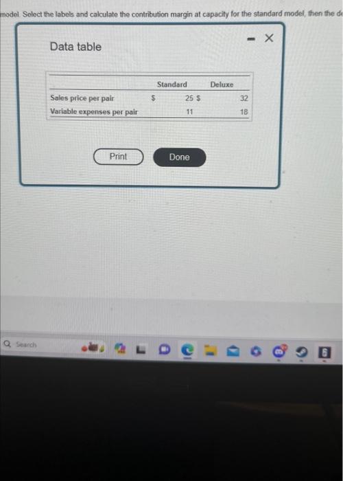 Solved Laurot's Shades produces standard and dehaxe | Chegg.com