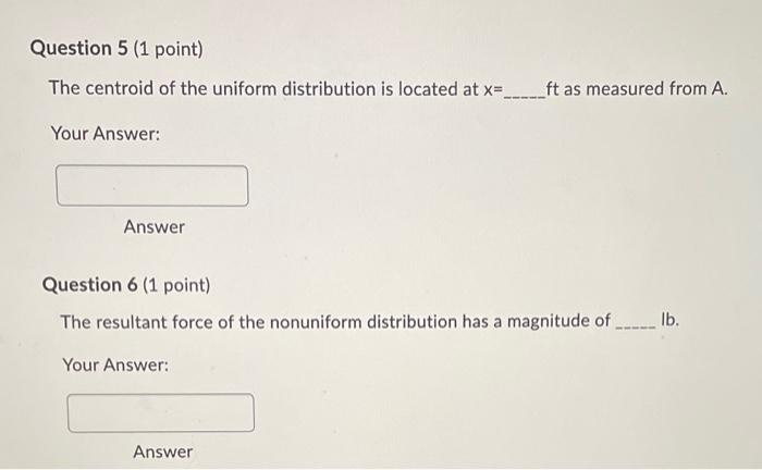 Solved While analyzing THE distributed load upon this beam, | Chegg.com