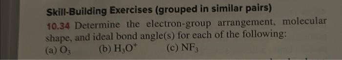 Solved Skill-Building Exercises (grouped in similar pairs) | Chegg.com
