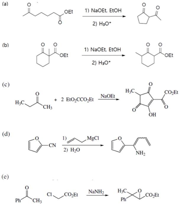 Solved (a) o OEt 1) NaOEt. EtOH 2) H30* (b) o 1) NaOEt. EtOH | Chegg.com