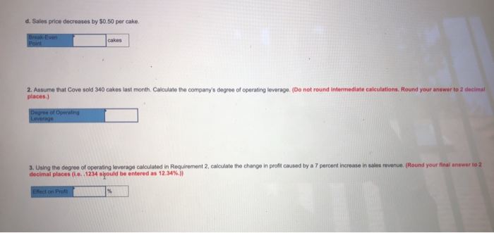 Solved value: 2.00 points E6-4 Analyzing Changes in Price, | Chegg.com