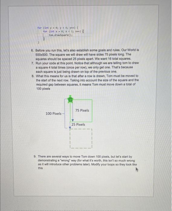 Part B: Making a checkerboard with Turtles 1. Start | Chegg.com