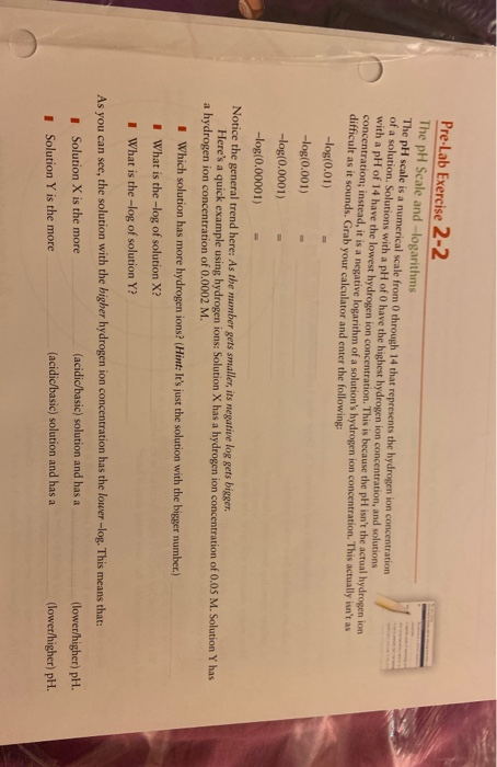 Solved Pre Lab Exercise 2 2 The PH Scale And Logarithms The Chegg solved-pre-lab-exercise-2-2-the-ph-scale-and-logarithms-the-chegg