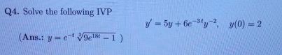 Solved Q4. ﻿Solve the following | Chegg.com
