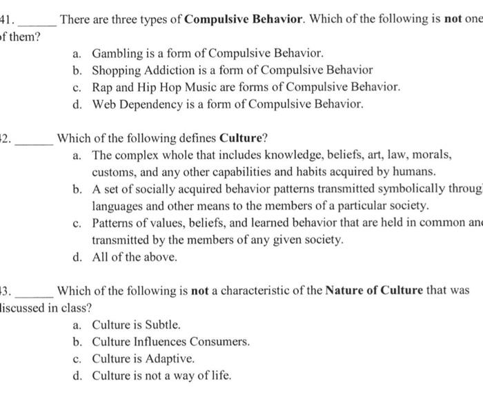 Solved 51. Define Social Class. 52. What are the three | Chegg.com