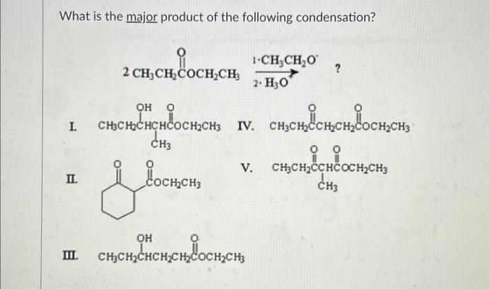 Solved What is the major product of the following | Chegg.com